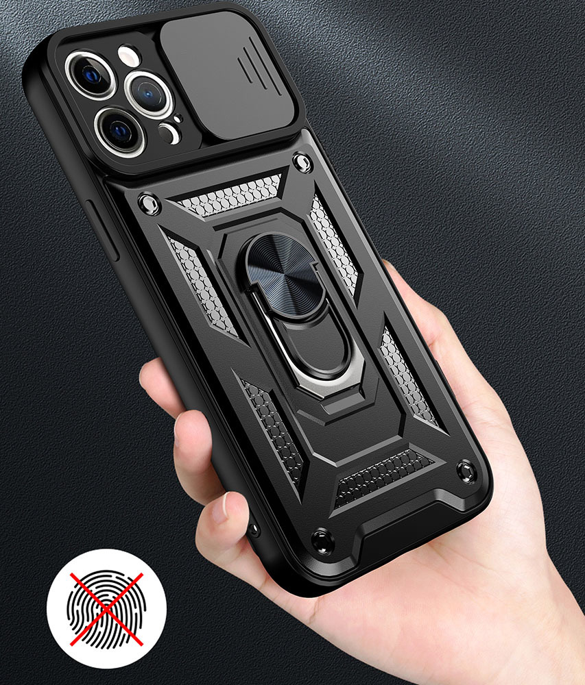 Husa Premium Slide Camera Armor Iphone 11 - neagra – ADGSM.ro